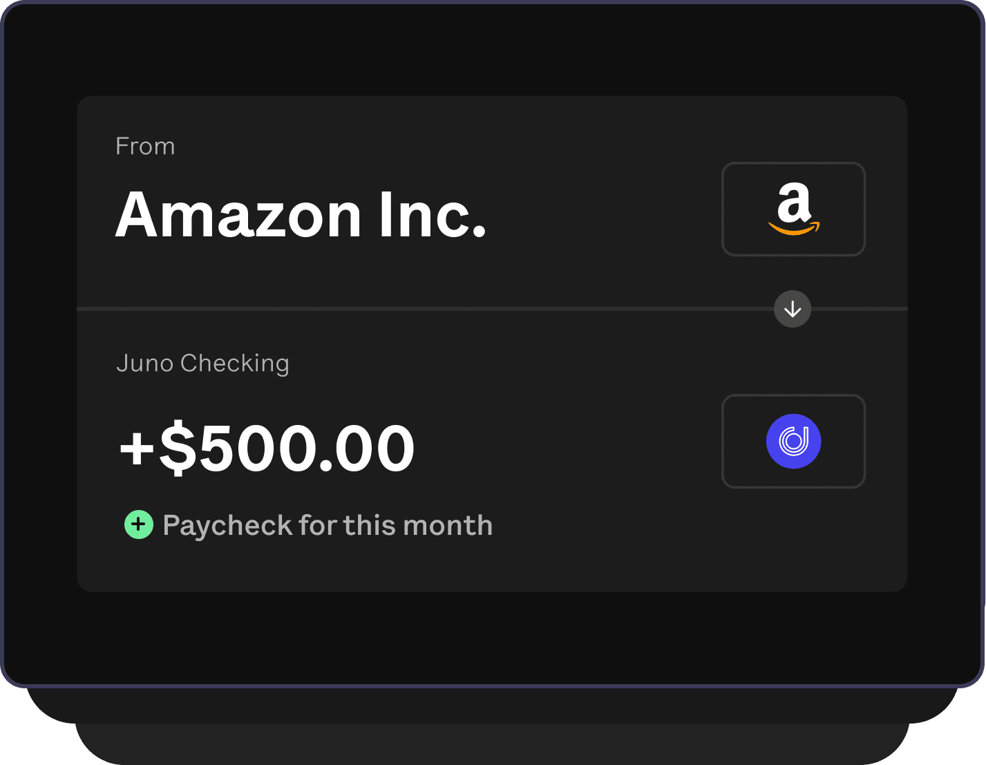 Juno - Save and Spend from one account