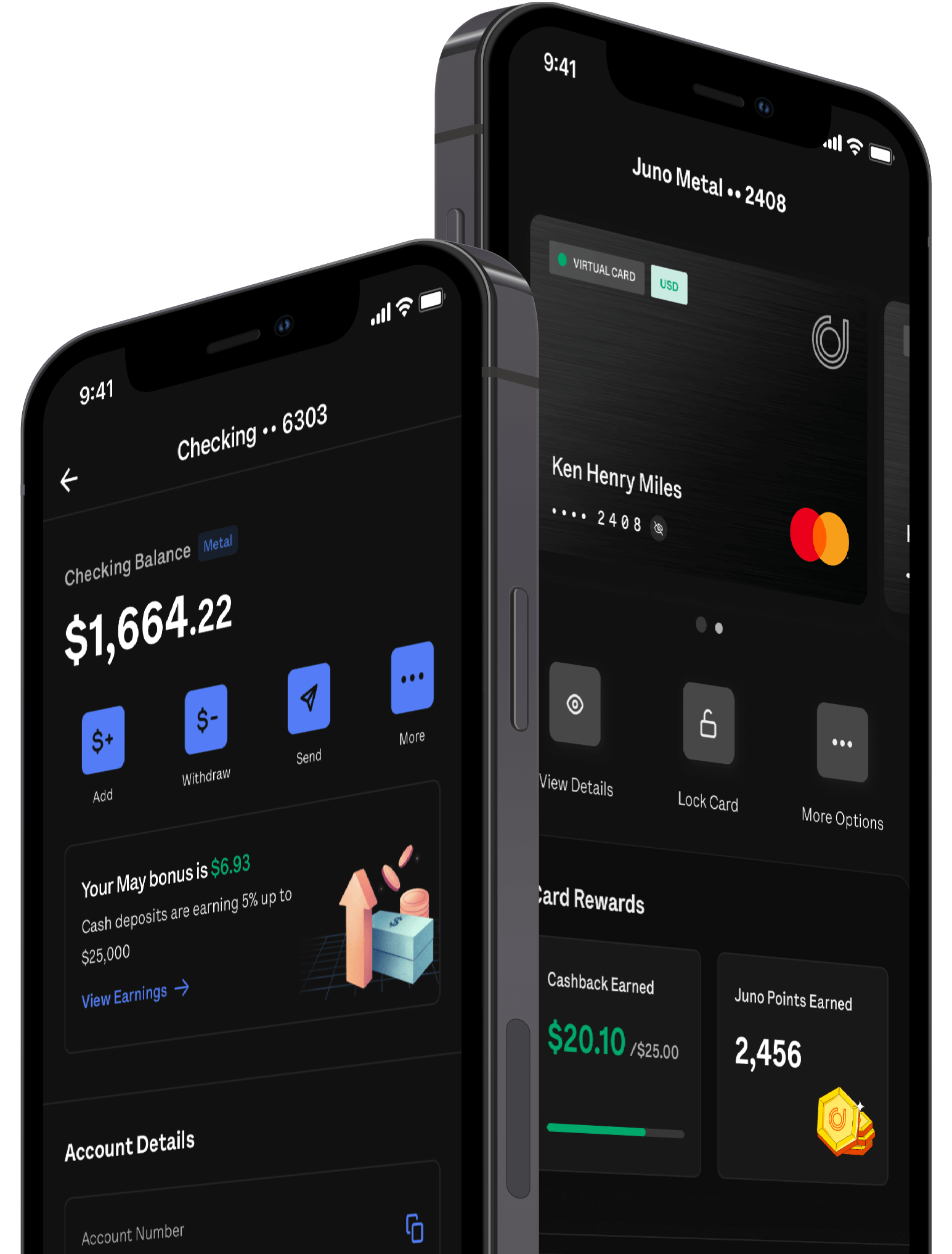 Juno - Save and Spend from one account